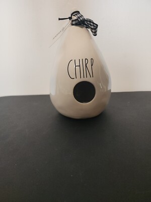 Rae Dunn CHIRP Round Bird House Artisan Collection by Magenta Dual ...