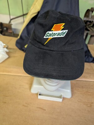 Vintage Gatorade Thirst Quencher 90's Sports USA Black Strapback Hat | eBay