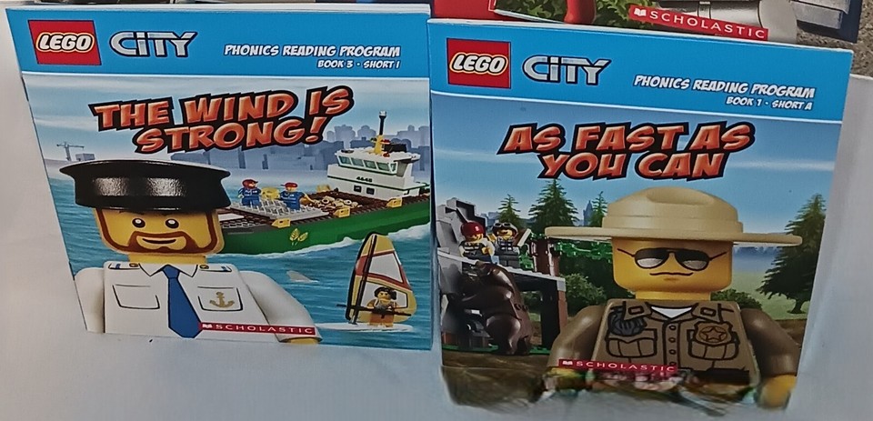 Phonics Boxed Set LEGO City Books by Quinlan B. Lee Incomplete Set EUC ...