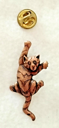 Vintage JJ Jonette Scaredy Cat Pin (85 - 1423) | eBay