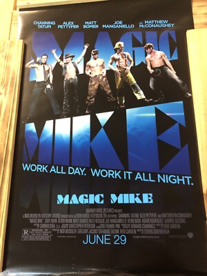 MAGIC MIKE Movie Poster [Licensed-NEW-USA] 27x40" Theater Size Channing ...