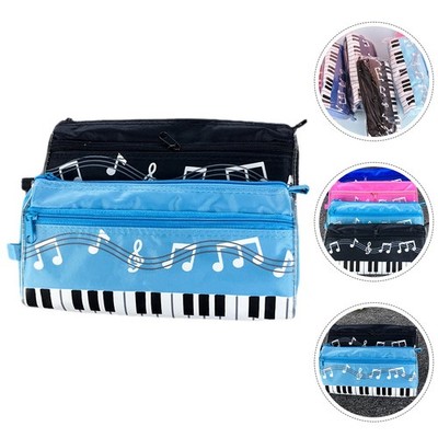2 Pcs Piano Pattern Pen Pouch Music Note Bag Musical Pencil Case | eBay UK