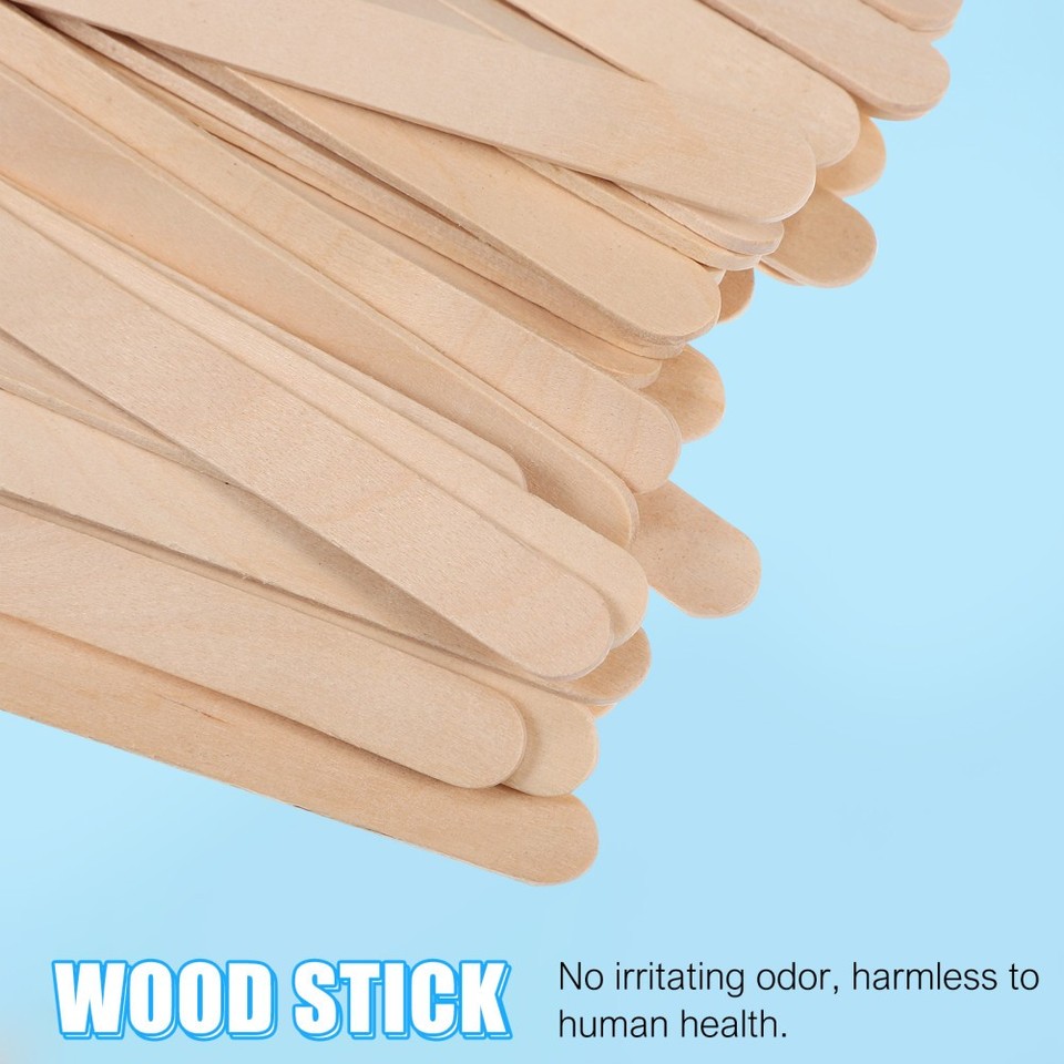 100 Pcs Bastoncini Colorati Legnetti Per Lavoretti Di Legno Fai Da Te ...