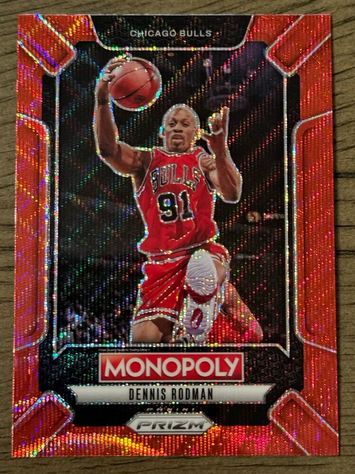 2024-25 Panini NBA MONOPOLY PRIZM Basketball LEGENDS RED WAVE PRIZM ...