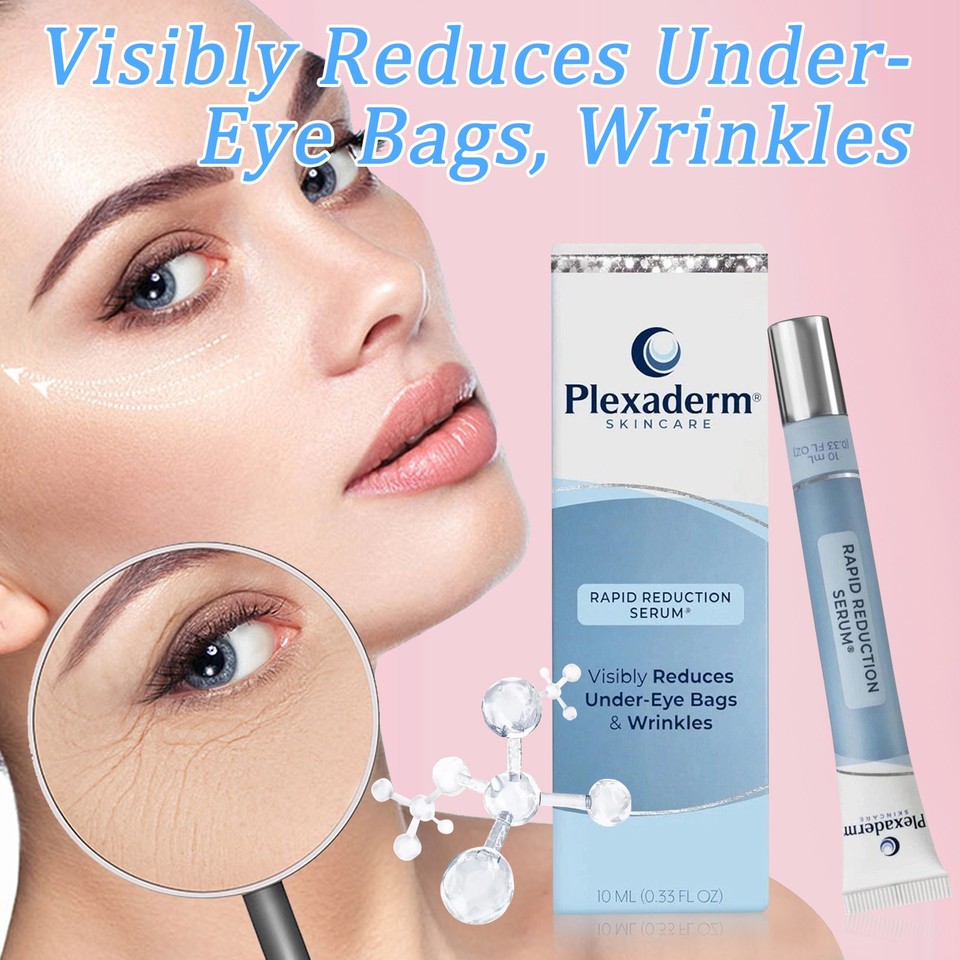 Plexaderm Rapid Reduction Eye Serum - Visibly Reduces Under-Eye Bags ...