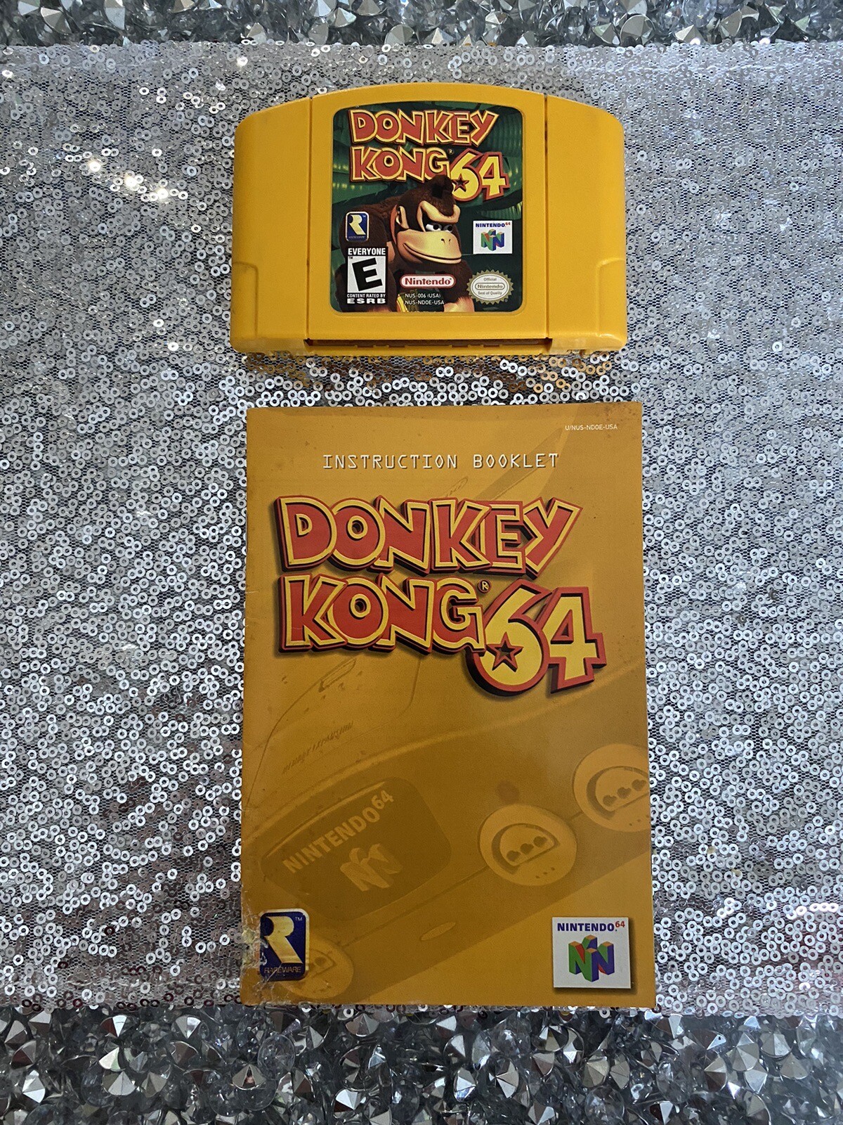 Donkey Kong N64 (Nintendo N64, 1997) Authentic Cartridge + Manual ...