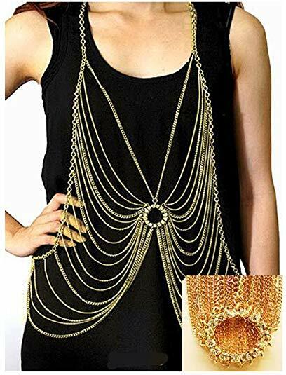 Body Chain Jewelry~ Infinity Body Chain, Layer Body Chain Jewelry | eBay