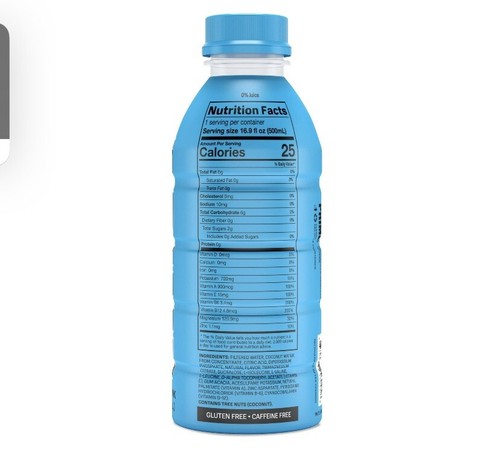 PRIME HYDRATION BLUE RASPBERRY LOGAN PAUL KSI QTY 1 DRINK 16.9 OZ | eBay