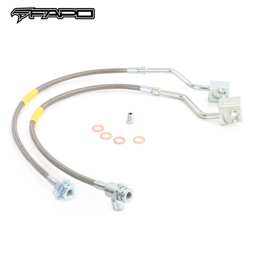 FAPO Front Set 4-6" Extended Brake Lines For Ford F-150 Bronco 1980 ...