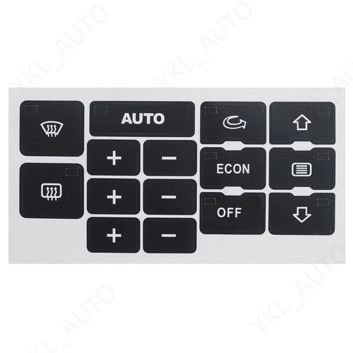 A/C Climate Air Condition Heater Button Repair Kit Decals Sticker For ...