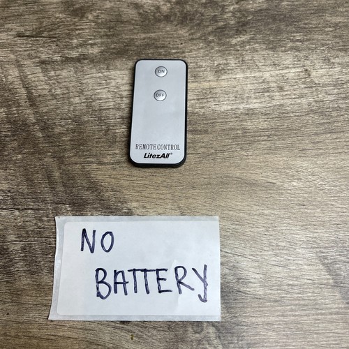 LitezAll Remote Control Gray Battery-Operated Wireless For COB LED ...