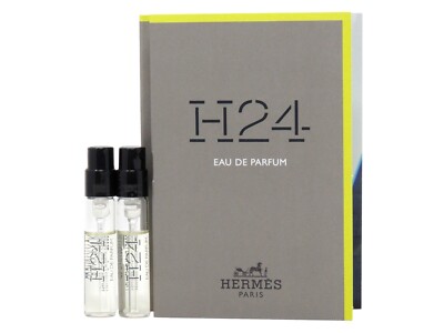 HERMES H24 EDP 2.0ml .06fl oz x 2 COLOGNE SPRAY SAMPLE VIALS | eBay