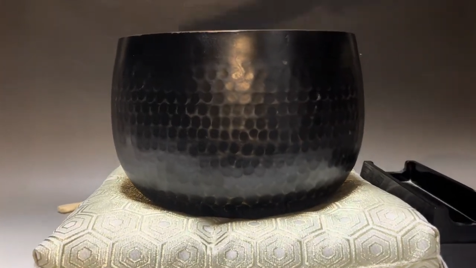Buddhist Bell #949 Japanese Temple Altar 10.2" Rin Orin Singing Bowl ...