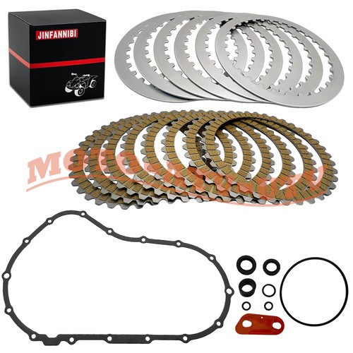 Clutch Friction Plates Kit & Gasket Set for Harley Sportster 1200 ...