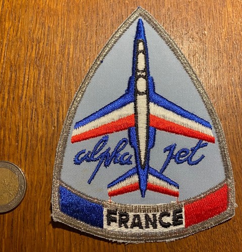 ÉCUSSON PATCH AVION ALPHA JET DE LA PATROUILLE DE FRANCE (ÉCU 36) | eBay
