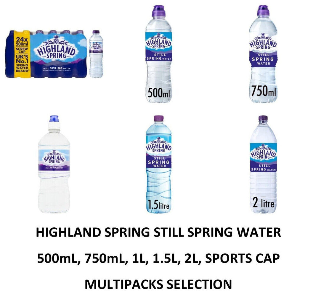 Spring Water Bottle Kirkland Signature Sparkling Spring Water 500ml,