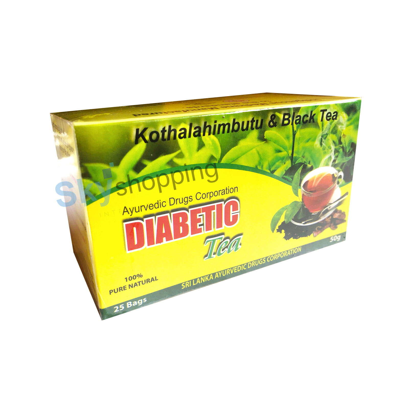 KOTHALA HIMBUTU Black Tea 100% Organic Herbal high quality Hot drink 25 ...