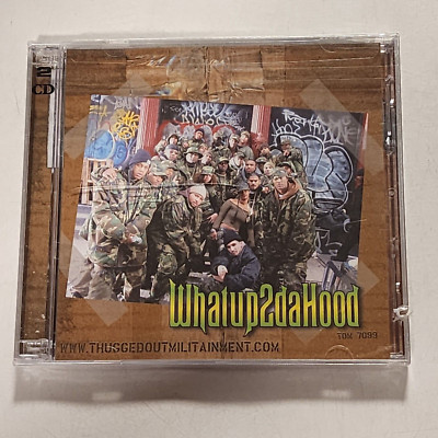 SEALED WHAT UP 2 DA HOOD VARIOUS ARTISTS CD THUGGED OUT MILITAINMENT ...