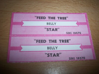 2 Belly Feed The Tree / Star Jukebox Title Strips | eBay