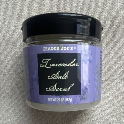 Trader Joe's Lavender Salt Body Scrub 20 oz Unisex Full Body Exfoliator ...