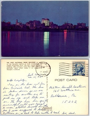 First National Bank Building Memphis TN Postcard | eBay