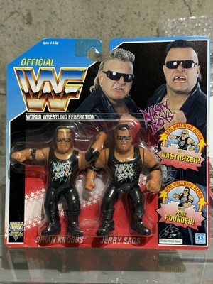WWF Hasbro MOC Nasty Boys Knobs & Sags Wrestling Action Figure NEW MOC ...