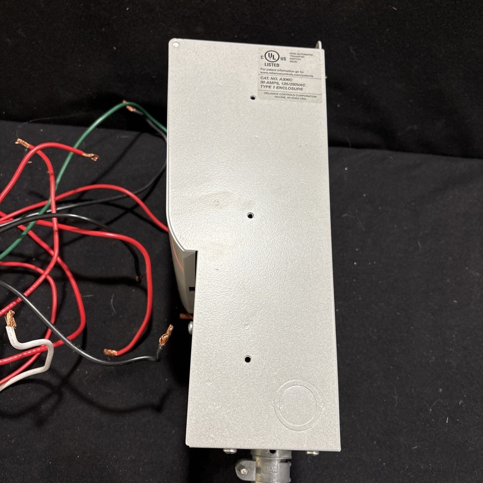 Reliance Controls Pro Tran 2 Generator Power Transfer Switch 6 Circuit ...