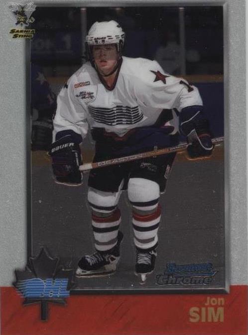 1998-99 Bowman Chrome CHL - Jon Sim #15 (RC) for sale online | eBay