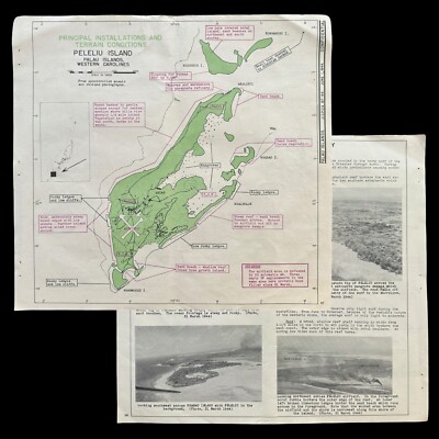 RARE! WWII 1944 Battle of Peleliu Operation Stalemate II CONFIDENTIAL ...