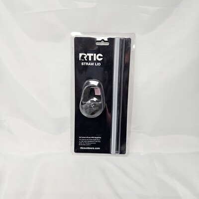RTIC Water Bottle Lid with 2 Straws #1124 - MISSING ONE STRAW | eBay