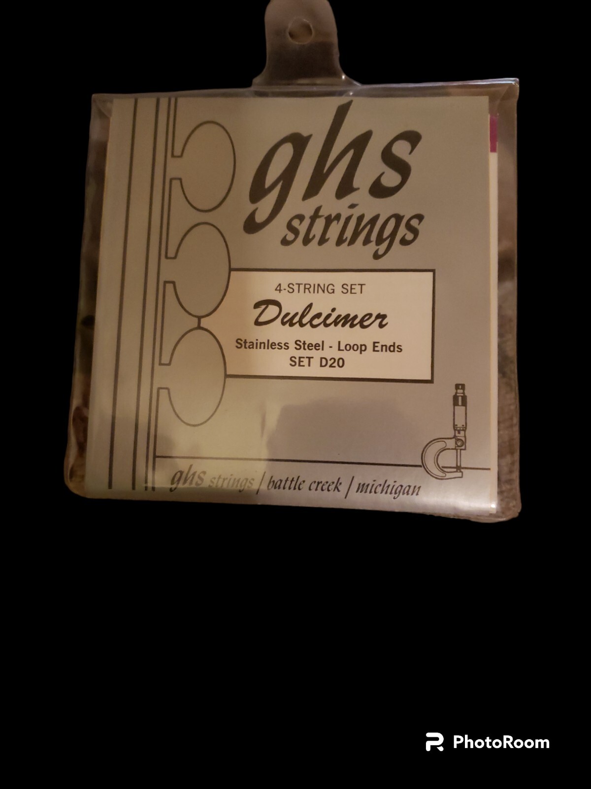 GHS STAINLESS Steel DULCIMER STRINGS Loop Ends ~ Set OF 4 - D20 | eBay