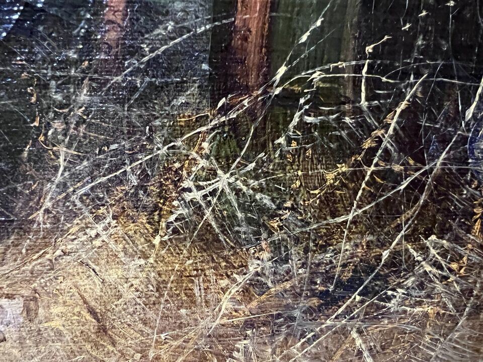 Listed British Artist Edward Armfield (1817-1896) Antique Original oil ...