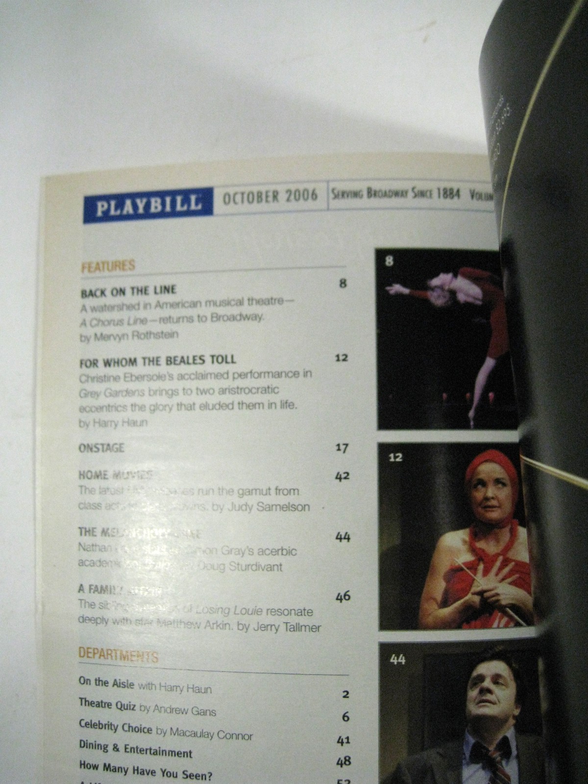 Tarzan Playbill October 2006 Richard Rodgers Theater Ticket Joshua ...