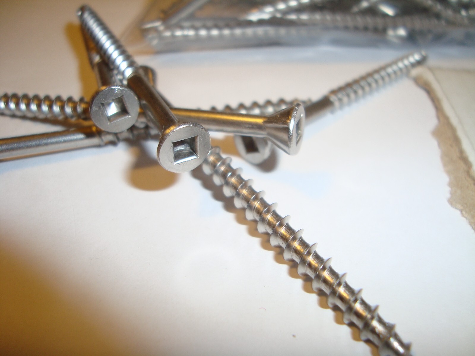 8g x 65mm lot of 200(CC) #2 Square Drive Timber Screw T17,410G ...