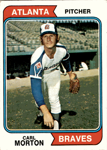 1974 Topps #244 Carl Morton Atlanta Braves | eBay