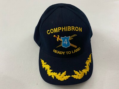 COMPHIBRON 4 READY TO LAND The Corps US Navy Baseball Cap One Size #2 ...