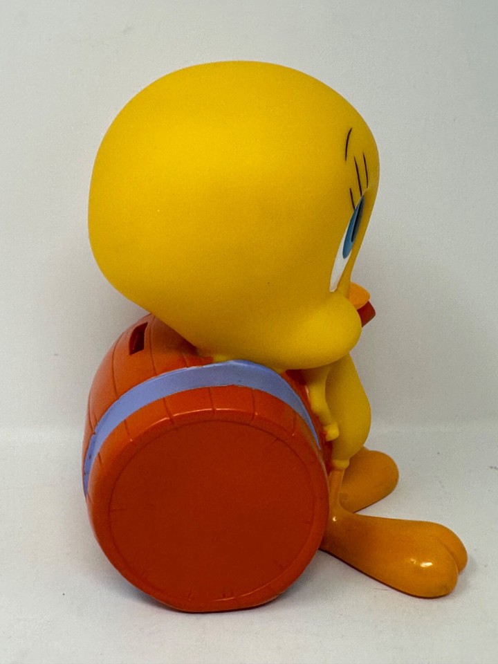 Vintage 1997 Applause Tweety Bird Vinyl Coin Bank Looney Tunes Piggy Y1 ...