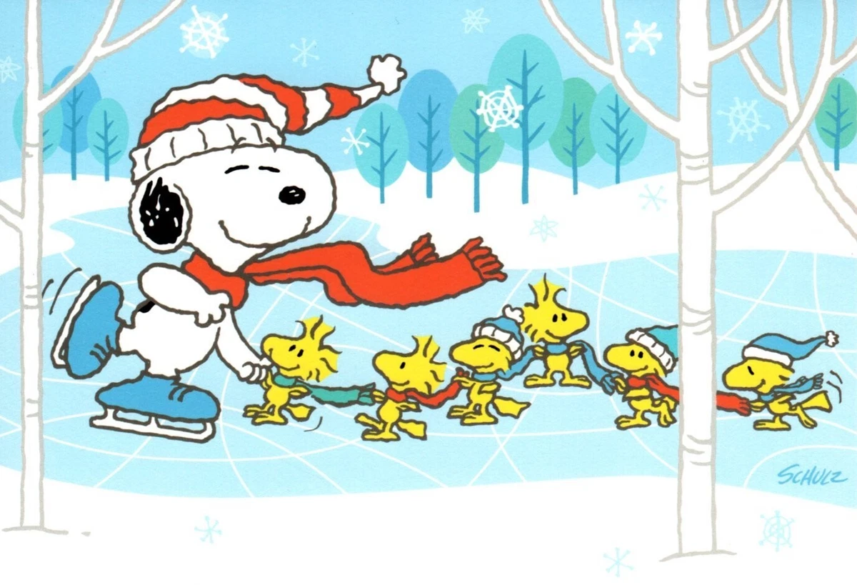 Snoopy Skating