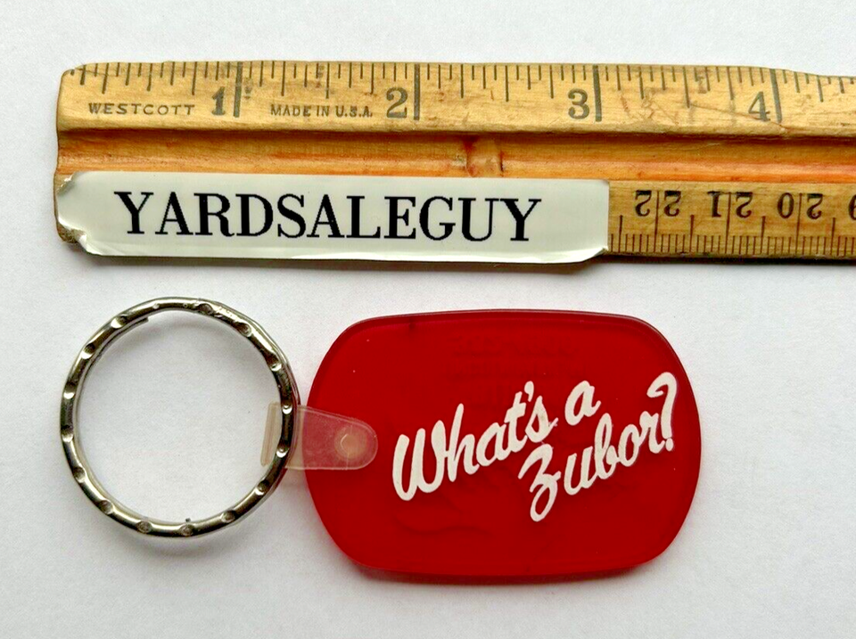 VTG ZUBOR BUICK Keychain Car Key Fob Lincoln Park Michigan 90s Regal ...