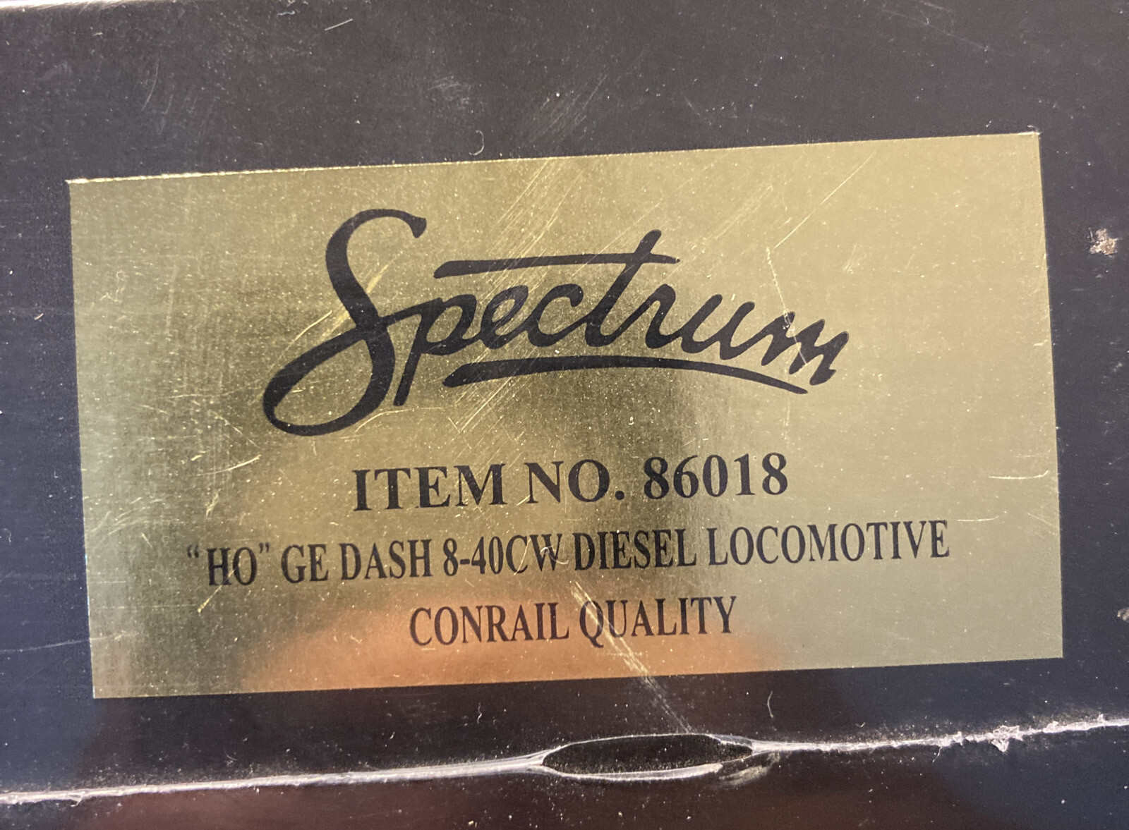 Bachmann Spectrum 86018 HO Scale Conrail 6104 Ge Dash 8-40cw Diesel ...