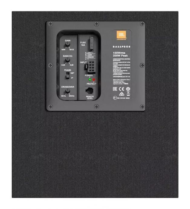 JBL Bass Pro 8 - 8" 20cm Car Bass Reflex Amplified Ported 200W Active ...