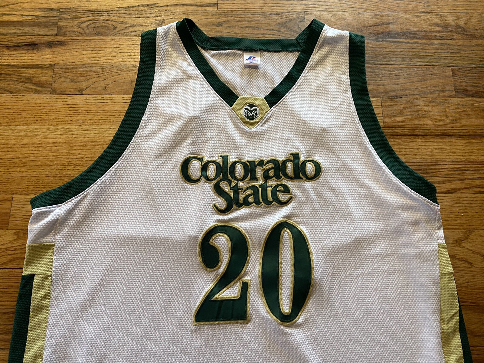 Men's Russell Colorado State CSU Rams Game Worn Used NCAA Basketball ...