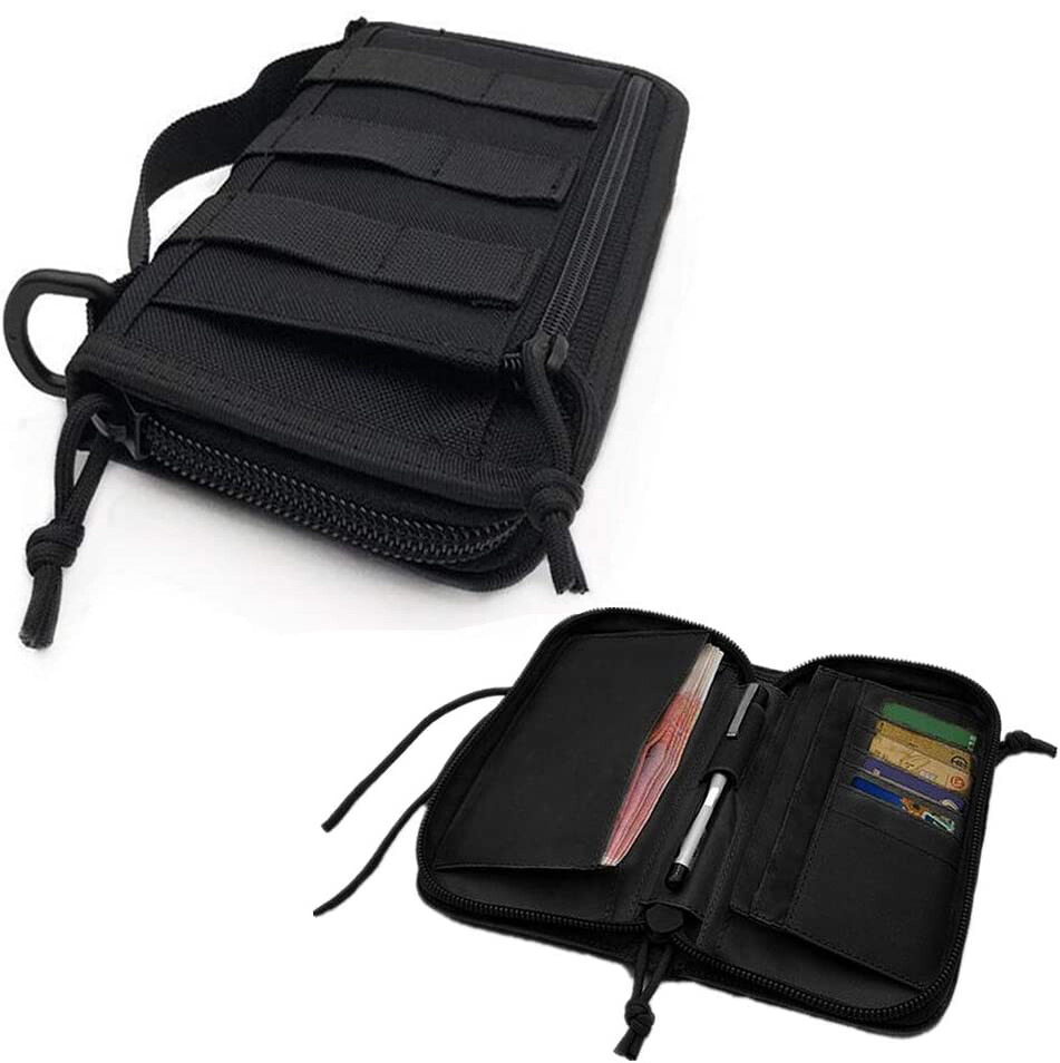 Tactical Wallet ID Card Holder Military Credit Cards Organizer Bag ...