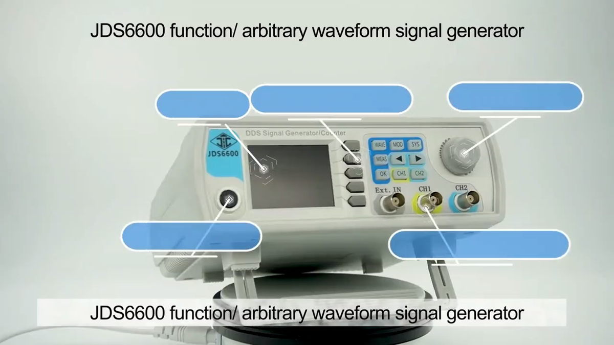 Frequency Counter JDS6600 60MHz - Digital Arbitrary Waveform Signal ...