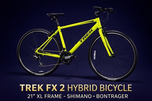 Trek FX 2 Hybrid Bicycle – 21” XL Frame – Excellent Condition – Tall ...