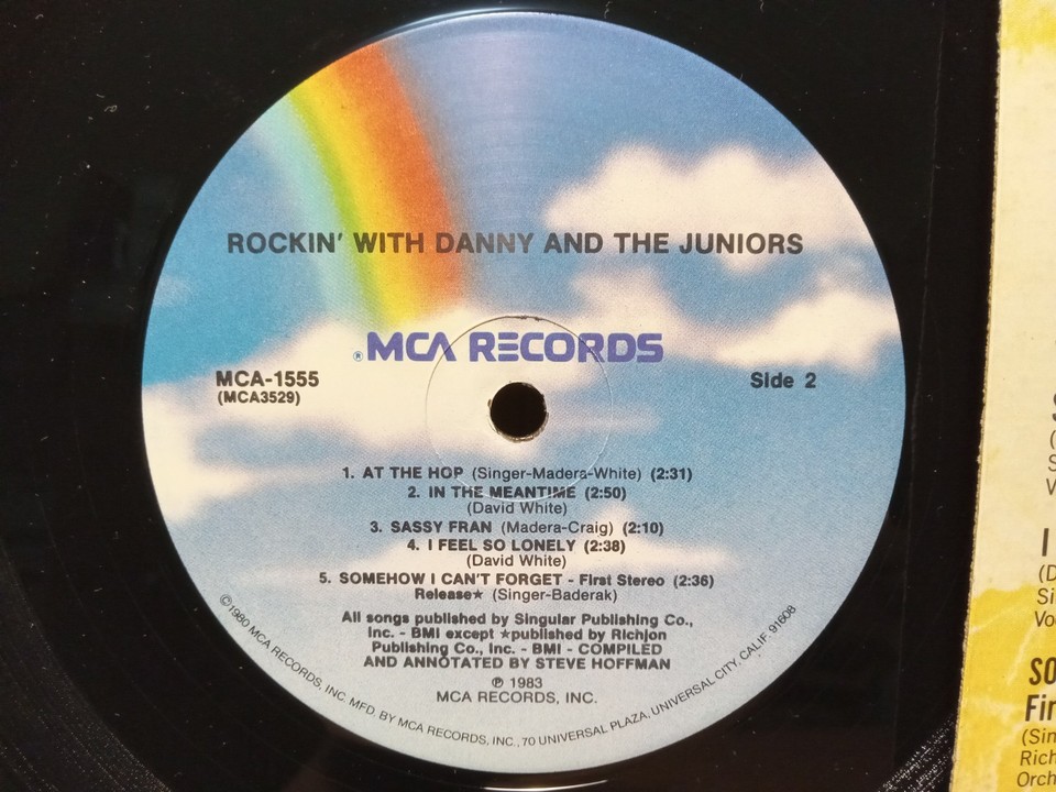 Rockin' With DANNY and the JUNIORS, LP NM 1983 MCA Records MCA-1555 | eBay