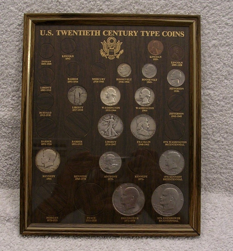 U.S. Twentieth Century Type Coins - Partial Circulated Collection in ...