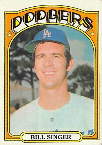 1972 Topps #25 Bill Singer VGEX/EX p39137 | eBay