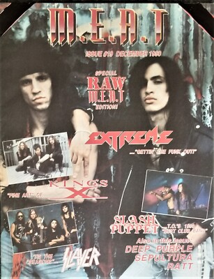 M.E.A.T. MAGAZINE- EXTREME SLAYER KINGS X RATT DEEP PURPLE SEPULTURA ...