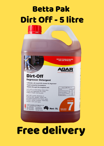 DIRT OFF 5l.- Heavy duty detergent for removing road dirt & insect ...
